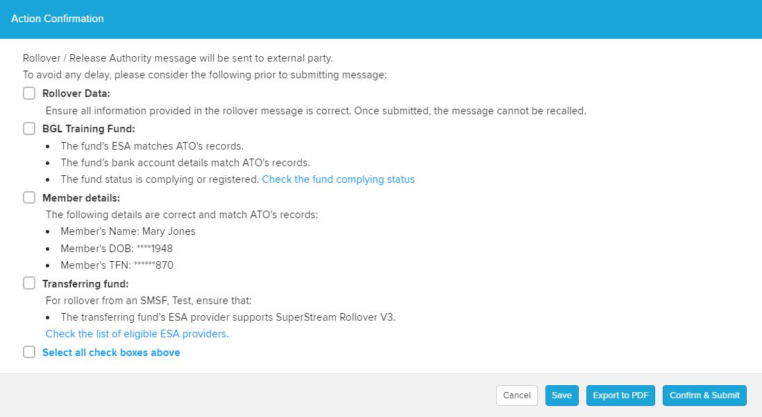 SuperStream Rollovers: How to process a fund Roll In using Simple Fund ...