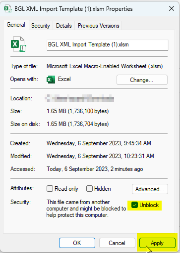 BGL Excel (XML) Import – Simple Fund 360 Knowledge Centre