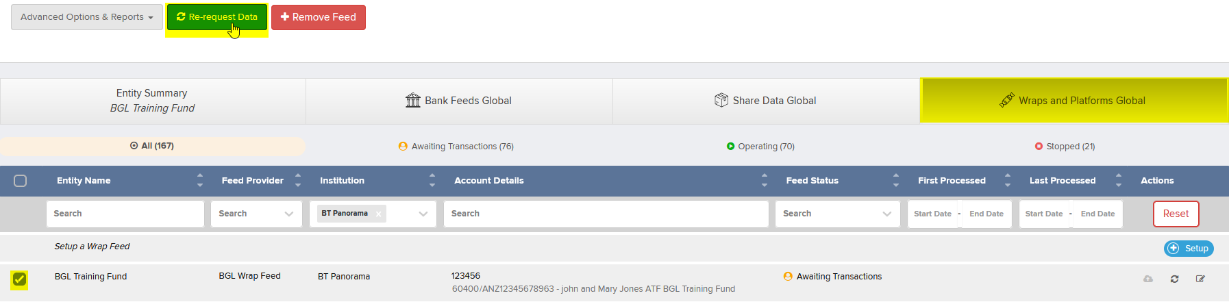Importing Tax Data Through Bt Panorama Wrap Simple Fund 360 Knowledge Centre 