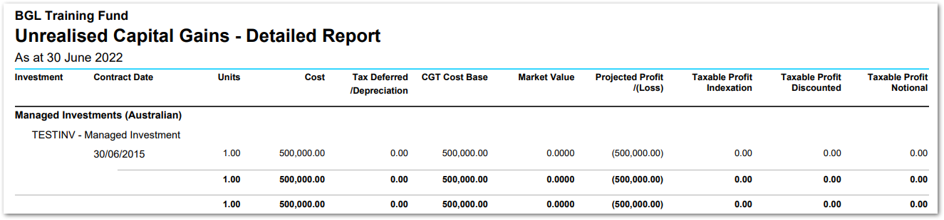 How to record Managed Investments when entering in Opening Balances ...
