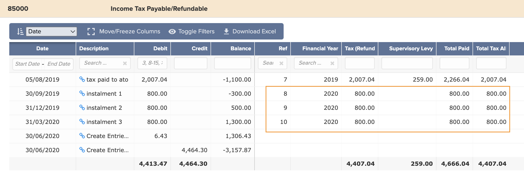 Workpapers 85000 Income Tax Reconciliation – Simple Fund 360 Knowledge ...