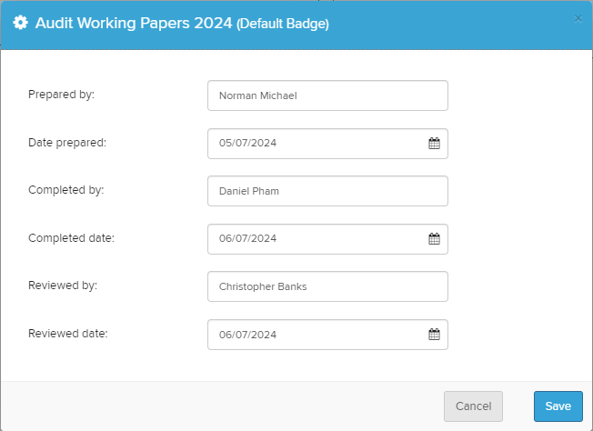 Audit Workpapers – Simple Fund 360 Knowledge Centre