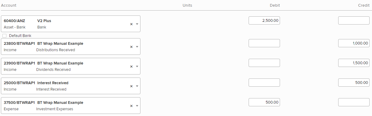 Processing Multiple Investments using a Single Investment account ...