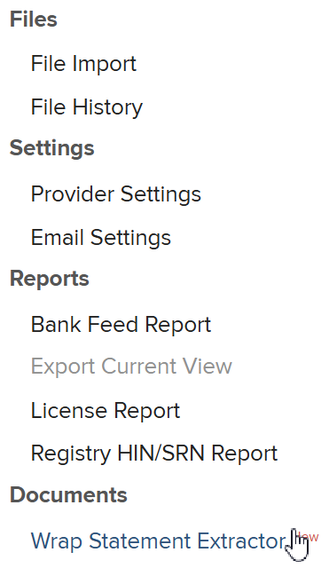 How to use the Wrap Statement Extractor? – Simple Fund 360 Knowledge Centre