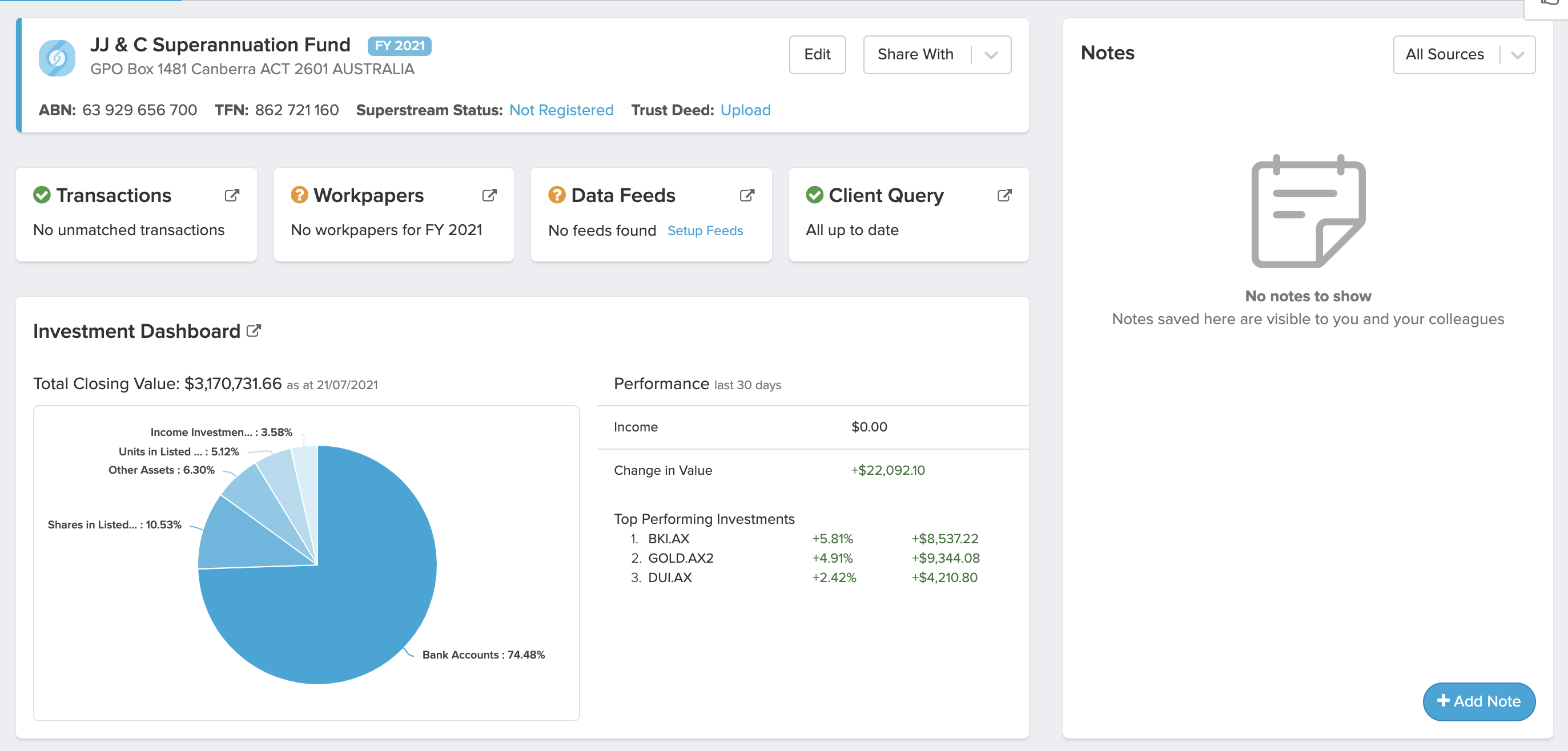 Fund Dashboard – Simple Fund 360 Knowledge Centre